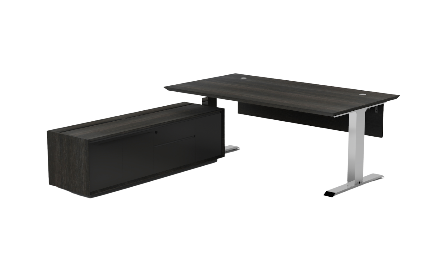 Executive DESK_Executive系列数字化工位_升降班台桌-9am